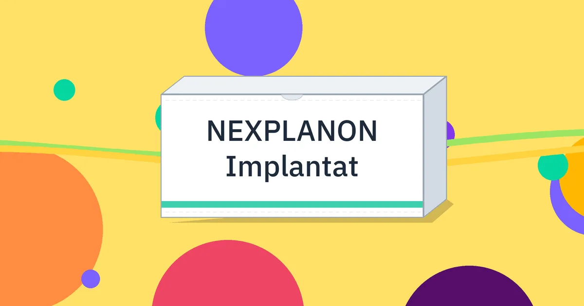 Symbolbild: Packung mit der Aufschrift NEXPLANON Implantat (PZN 07040439) – Verfügbarkeit und Bezug in Apotheken in Frankfurt am Main