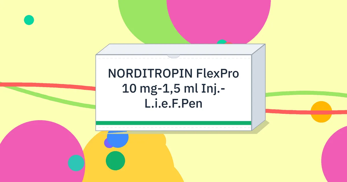 Symbolbild: Packung mit der Aufschrift NORDITROPIN FlexPro 10 mg-1,5 ml Inj.-L.i.e.F.Pen (PZN 17669196) – Verfügbarkeit und Bezug in Apotheken in Frankfurt am Main
