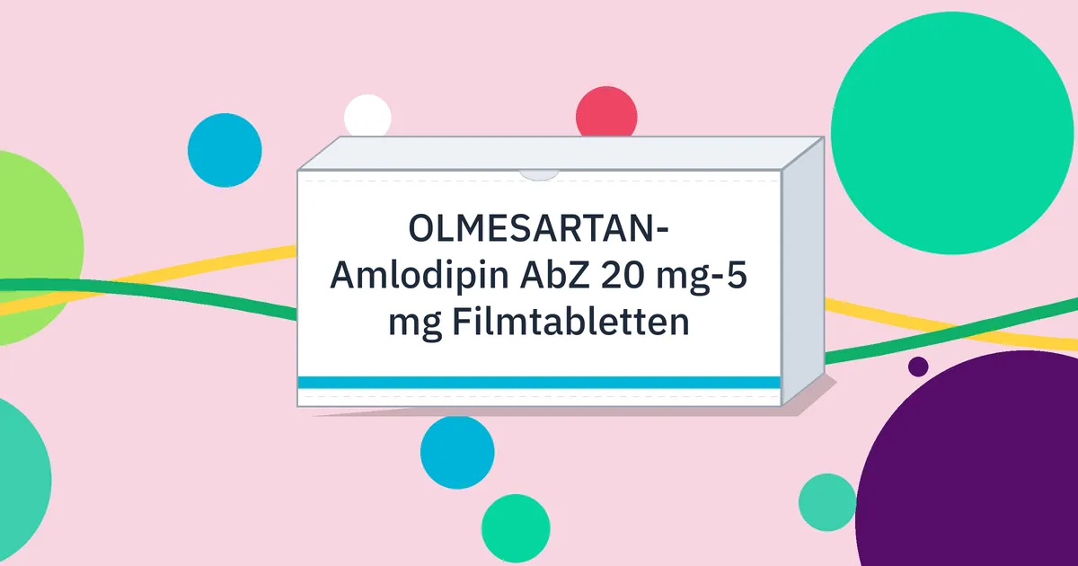 Symbolbild: Packung mit der Aufschrift OLMESARTAN-Amlodipin AbZ 20 mg-5 mg Filmtabletten (PZN 14189018) – Verfügbarkeit und Bezug in Apotheken in Frankfurt am Main