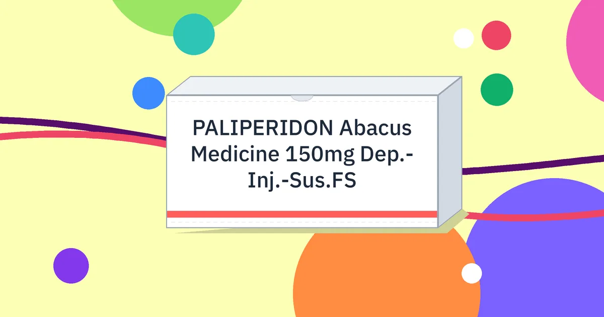 Symbolbild: Packung mit der Aufschrift PALIPERIDON Abacus Medicine 150mg Dep.-Inj.-Sus.FS (PZN 18831664) – Verfügbarkeit und Bezug in Apotheken in Frankfurt am Main