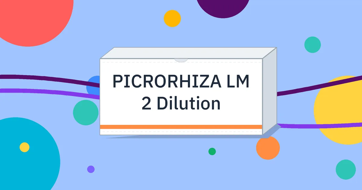 Symbolbild: Packung mit der Aufschrift PICRORHIZA LM 2 Dilution (PZN 13641462) – Verfügbarkeit und Bezug in Apotheken in Frankfurt am Main