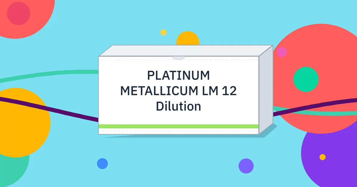 Symbolbild: Packung mit der Aufschrift PLATINUM METALLICUM LM 12 Dilution (PZN 02603323) – Verfügbarkeit und Bezug in Apotheken in Frankfurt am Main
