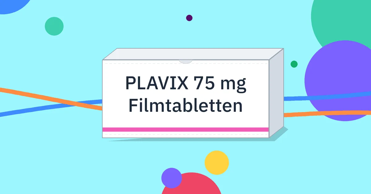 Symbolbild: Packung mit der Aufschrift PLAVIX 75 mg Filmtabletten (PZN 00262119) – Verfügbarkeit und Bezug in Apotheken in Frankfurt am Main