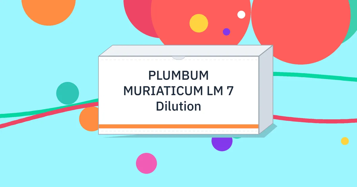 Symbolbild: Packung mit der Aufschrift PLUMBUM MURIATICUM LM 7 Dilution (PZN 13041503) – Verfügbarkeit und Bezug in Apotheken in Frankfurt am Main