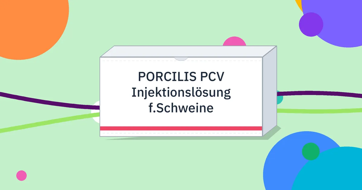 Symbolbild: Packung mit der Aufschrift PORCILIS PCV Injektionslösung f.Schweine (PZN 00691843) – Verfügbarkeit und Bezug in Apotheken in Frankfurt am Main
