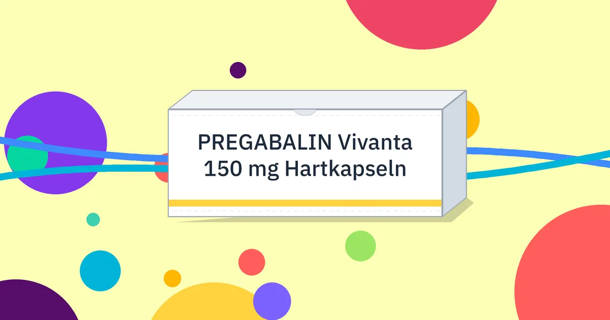Symbolbild: Packung mit der Aufschrift PREGABALIN Vivanta 150 mg Hartkapseln (PZN 16663636) – Verfügbarkeit und Bezug in Apotheken in Frankfurt am Main