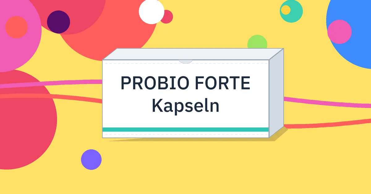 Symbolbild: Packung mit der Aufschrift PROBIO FORTE Kapseln (PZN 16708505) – Verfügbarkeit und Bezug in Apotheken in Frankfurt am Main