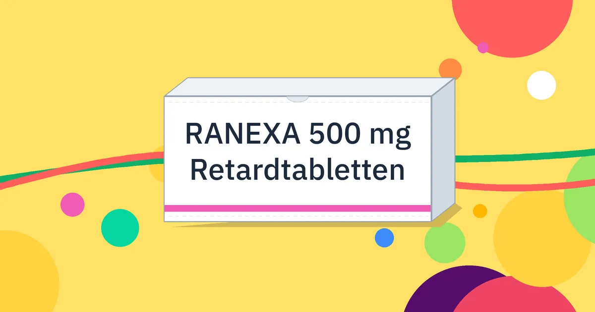 Symbolbild: Packung mit der Aufschrift RANEXA 500 mg Retardtabletten (PZN 14385498) – Verfügbarkeit und Bezug in Apotheken in Frankfurt am Main