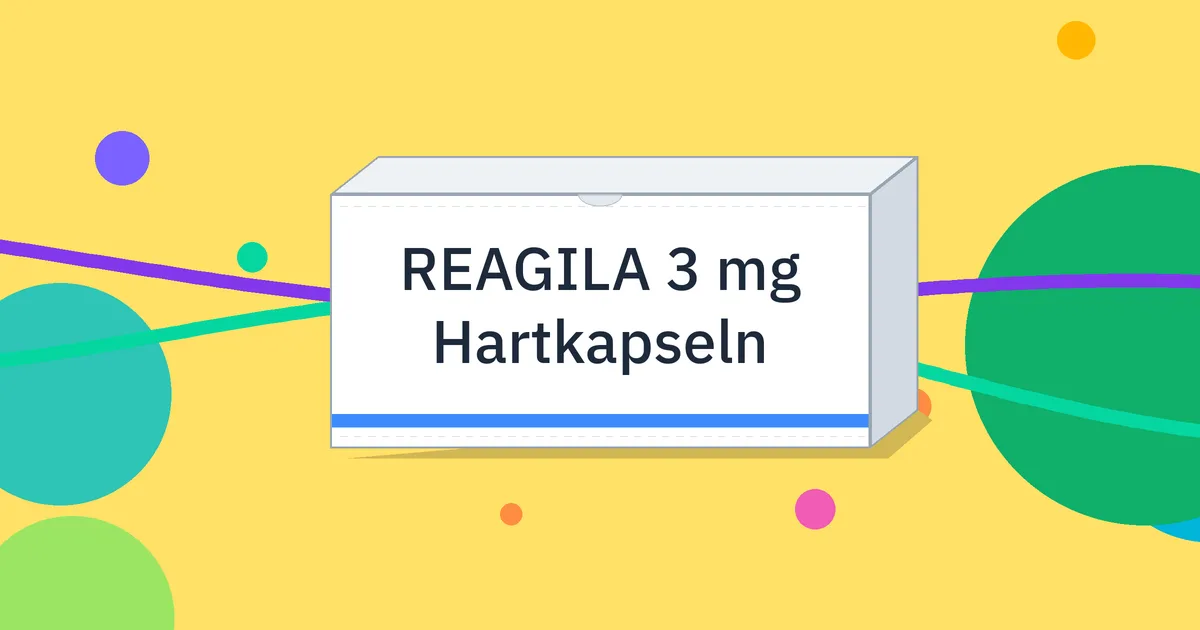 Symbolbild: Packung mit der Aufschrift REAGILA 3 mg Hartkapseln (PZN 17178015) – Verfügbarkeit und Bezug in Apotheken in Frankfurt am Main