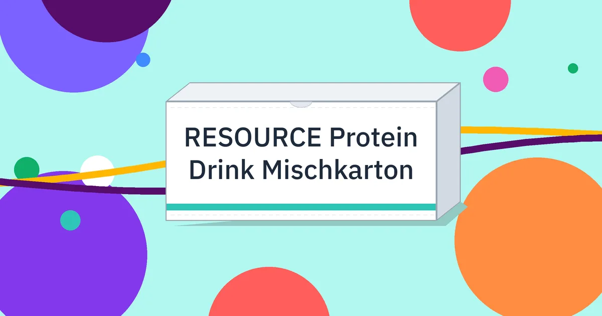 Symbolbild: Packung mit der Aufschrift RESOURCE Protein Drink Mischkarton (PZN 19963847) – Verfügbarkeit und Bezug in Apotheken in Frankfurt am Main