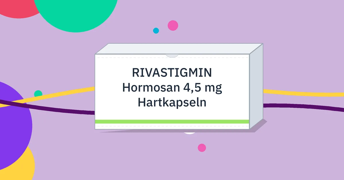 Symbolbild: Packung mit der Aufschrift RIVASTIGMIN Hormosan 4,5 mg Hartkapseln (PZN 09724113) – Verfügbarkeit und Bezug in Apotheken in Frankfurt am Main