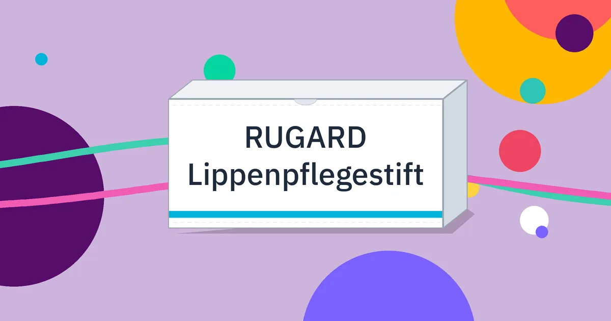 Symbolbild: Packung mit der Aufschrift RUGARD Lippenpflegestift (PZN 13589968) – Verfügbarkeit und Bezug in Apotheken in Frankfurt am Main