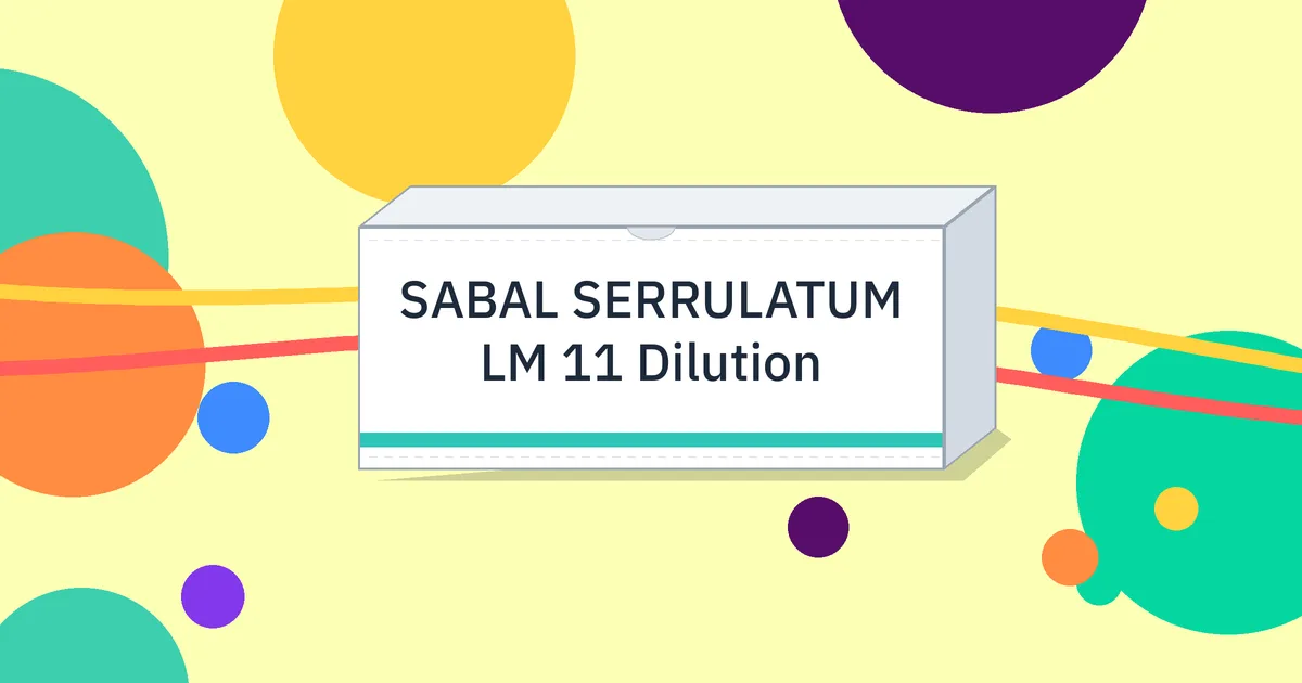 Symbolbild: Packung mit der Aufschrift SABAL SERRULATUM LM 11 Dilution (PZN 13174960) – Verfügbarkeit und Bezug in Apotheken in Frankfurt am Main