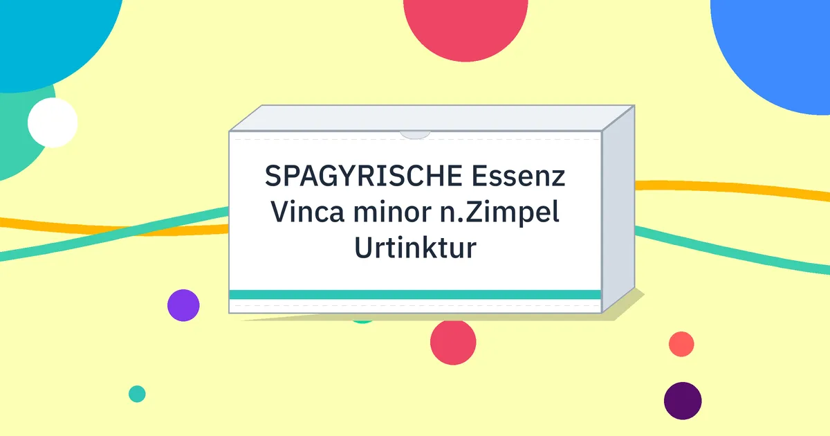 Symbolbild: Packung mit der Aufschrift SPAGYRISCHE Essenz Vinca minor n.Zimpel Urtinktur (PZN 03746817) – Verfügbarkeit und Bezug in Apotheken in Frankfurt am Main