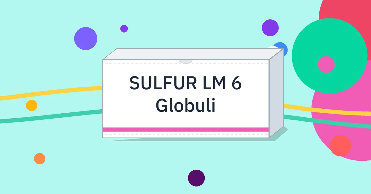 Symbolbild: Packung mit der Aufschrift SULFUR LM 6 Globuli (PZN 16163394) – Verfügbarkeit und Bezug in Apotheken in Frankfurt am Main
