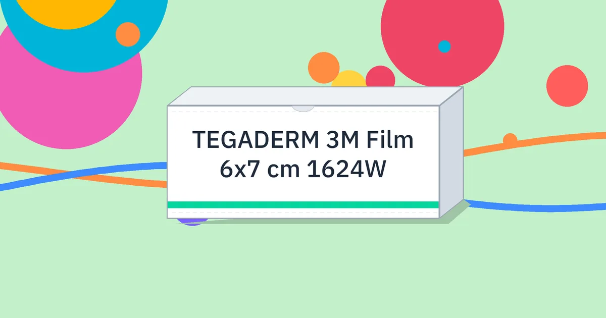 Symbolbild: Packung mit der Aufschrift TEGADERM 3M Film 6x7 cm 1624W (PZN 15591521) – Verfügbarkeit und Bezug in Apotheken in Frankfurt am Main