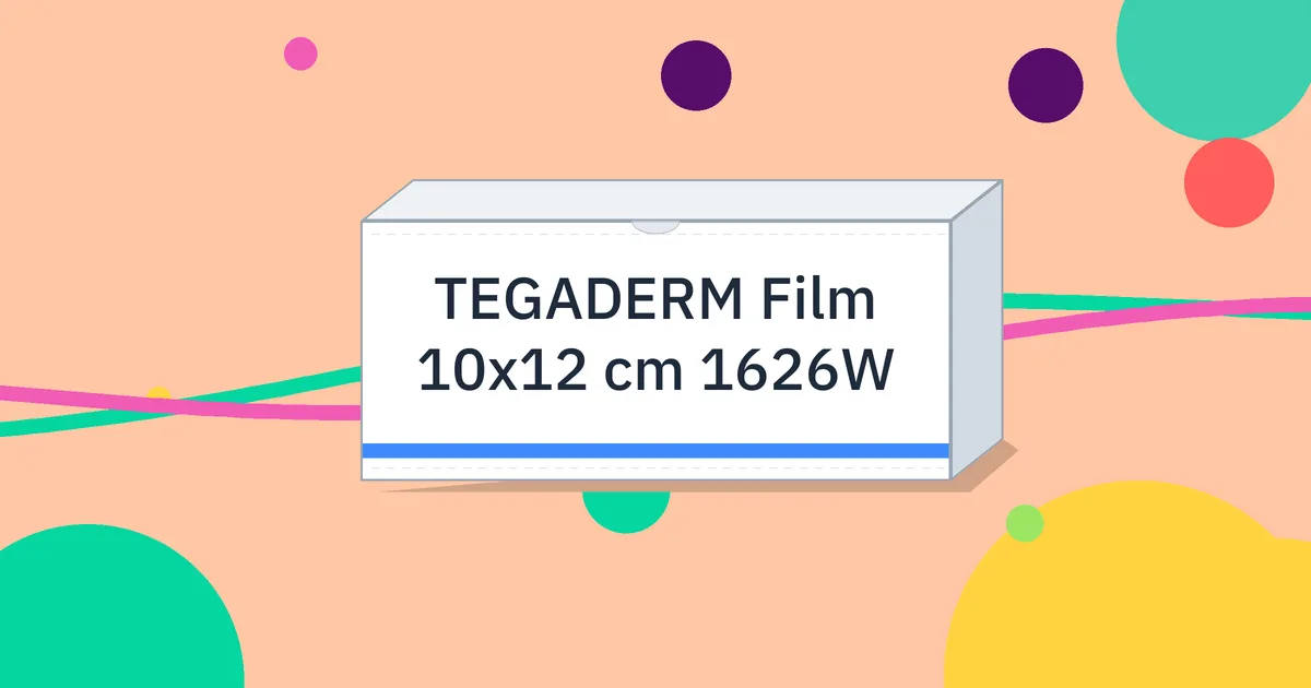 Symbolbild: Packung mit der Aufschrift TEGADERM Film 10x12 cm 1626W (PZN 06917047) – Verfügbarkeit und Bezug in Apotheken in Frankfurt am Main