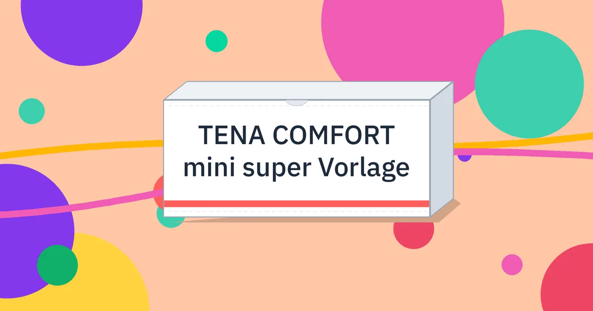 Symbolbild: Packung mit der Aufschrift TENA COMFORT mini super Vorlage (PZN 16034691) – Verfügbarkeit und Bezug in Apotheken in Frankfurt am Main