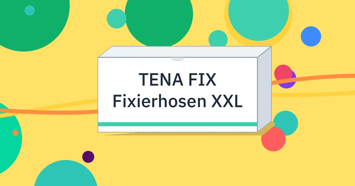 Symbolbild: Packung mit der Aufschrift TENA FIX Fixierhosen XXL (PZN 15254769) – Verfügbarkeit und Bezug in Apotheken in Frankfurt am Main