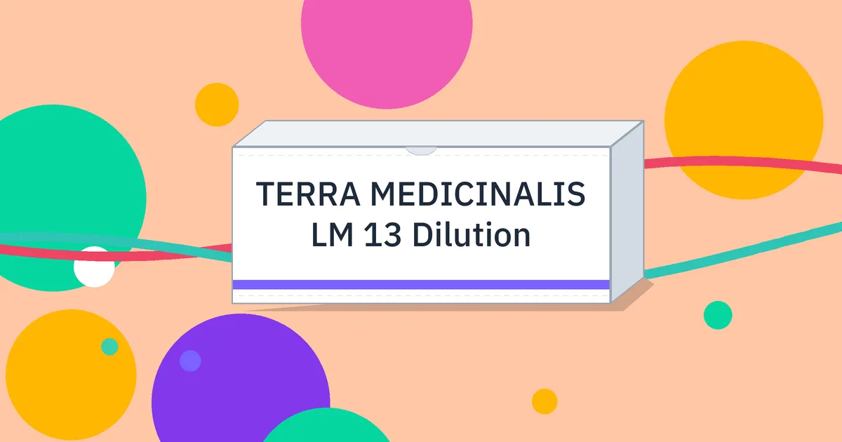 Symbolbild: Packung mit der Aufschrift TERRA MEDICINALIS LM 13 Dilution (PZN 13217103) – Verfügbarkeit und Bezug in Apotheken in Frankfurt am Main