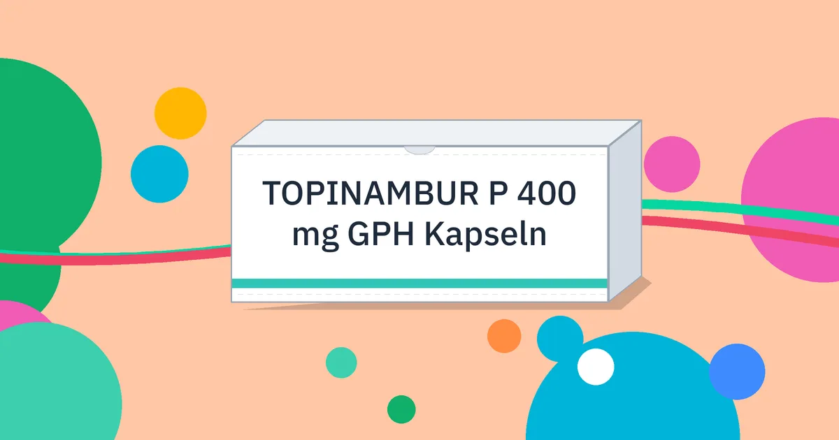 Symbolbild: Packung mit der Aufschrift TOPINAMBUR P 400 mg GPH Kapseln (PZN 01800004) – Verfügbarkeit und Bezug in Apotheken in Frankfurt am Main