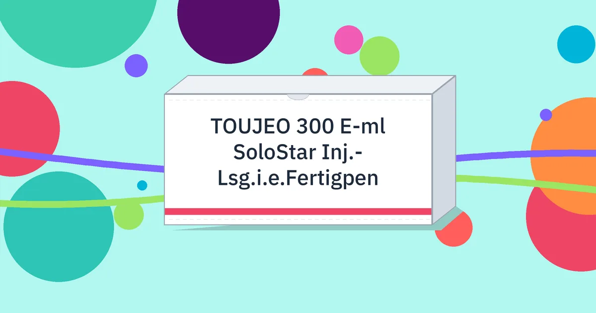 Symbolbild: Packung mit der Aufschrift TOUJEO 300 E-ml SoloStar Inj.-Lsg.i.e.Fertigpen (PZN 01631731) – Verfügbarkeit und Bezug in Apotheken in Frankfurt am Main