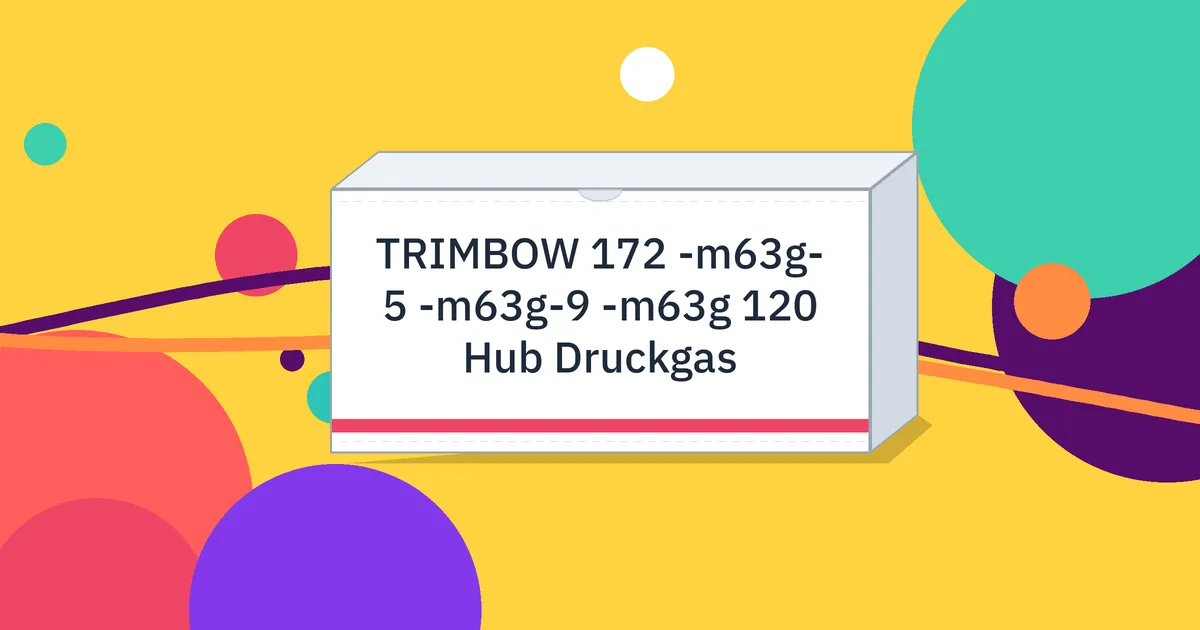 Symbolbild: Packung mit der Aufschrift TRIMBOW 172 -m63g-5 -m63g-9 -m63g 120 Hub Druckgas (PZN 20359602) – Verfügbarkeit und Bezug in Apotheken in Frankfurt am Main