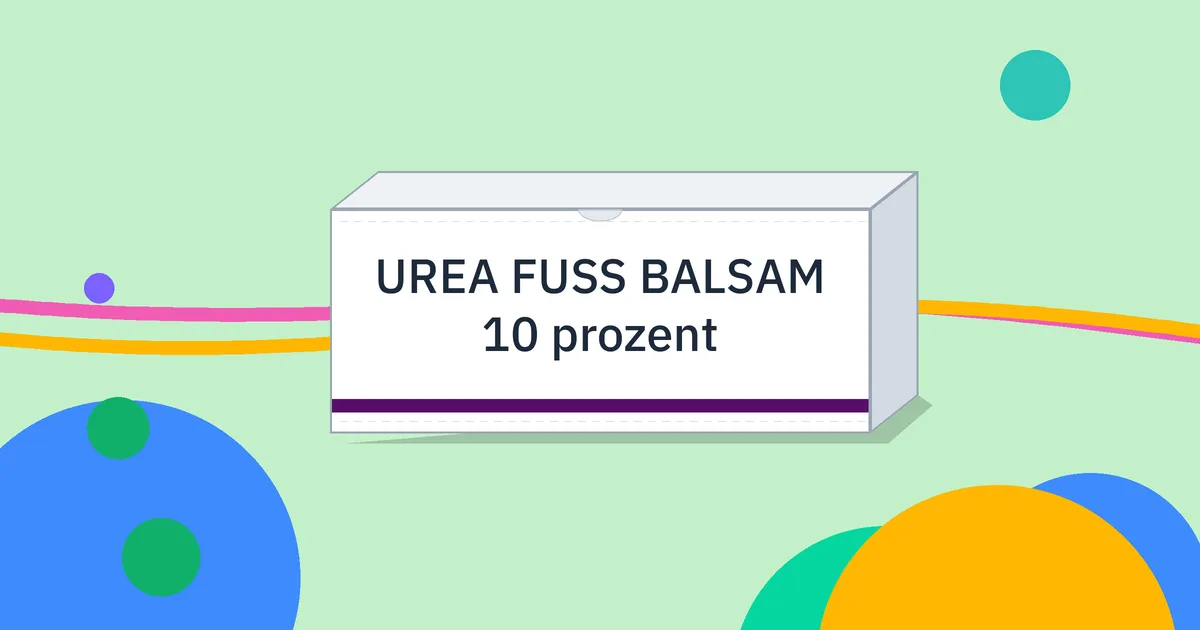Symbolbild: Packung mit der Aufschrift UREA FUSS BALSAM 10 prozent (PZN 12361312) – Verfügbarkeit und Bezug in Apotheken in Frankfurt am Main