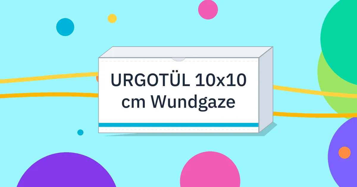 Symbolbild: Packung mit der Aufschrift URGOTÜL 10x10 cm Wundgaze (PZN 20207275) – Verfügbarkeit und Bezug in Apotheken in Frankfurt am Main