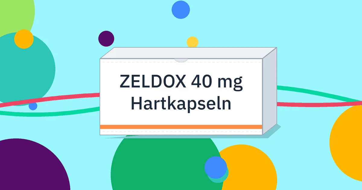 Symbolbild: Packung mit der Aufschrift ZELDOX 40 mg Hartkapseln (PZN 01897676) – Verfügbarkeit und Bezug in Apotheken in Frankfurt am Main