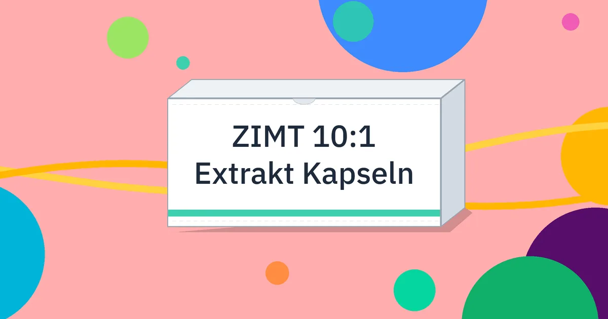 Symbolbild: Packung mit der Aufschrift ZIMT 10:1 Extrakt Kapseln (PZN 11169570) – Verfügbarkeit und Bezug in Apotheken in Frankfurt am Main
