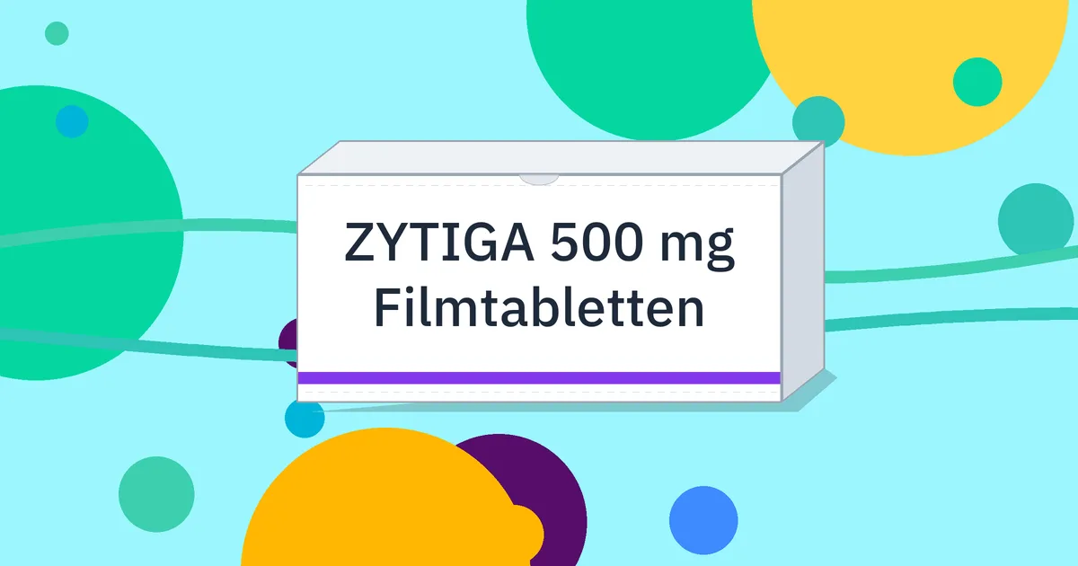 Symbolbild: Packung mit der Aufschrift ZYTIGA 500 mg Filmtabletten (PZN 14132099) – Verfügbarkeit und Bezug in Apotheken in Frankfurt am Main