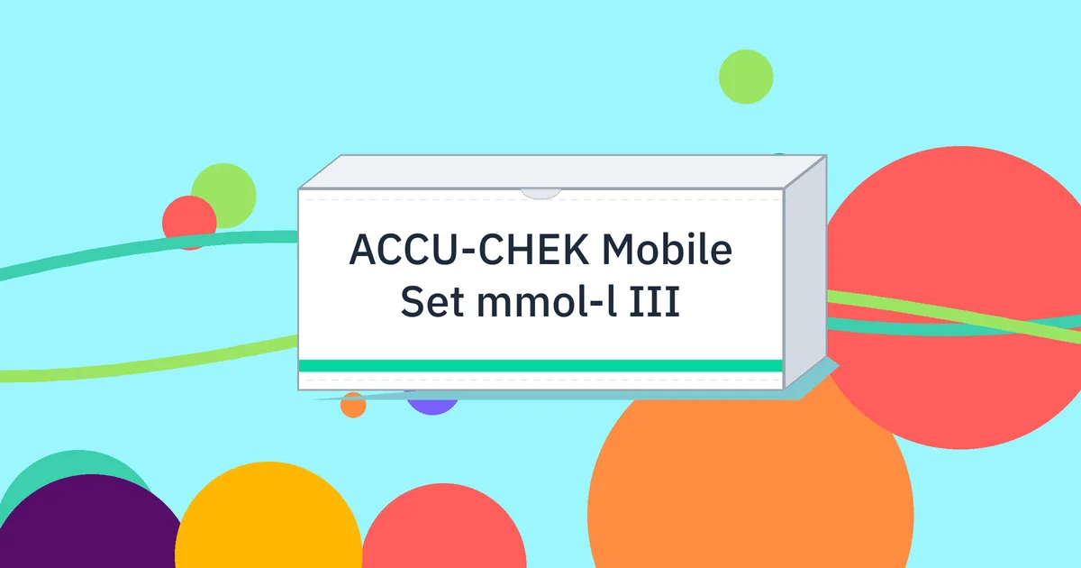 Symbolbild: Packung mit der Aufschrift ACCU-CHEK Mobile Set mmol-l III (PZN 09233220) – Verfügbarkeit und Bezug in Apotheken in Frankfurt am Main