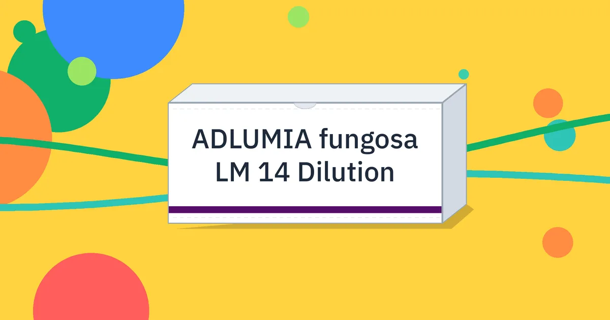 Symbolbild: Packung mit der Aufschrift ADLUMIA fungosa LM 14 Dilution (PZN 13296433) – Verfügbarkeit und Bezug in Apotheken in Frankfurt am Main