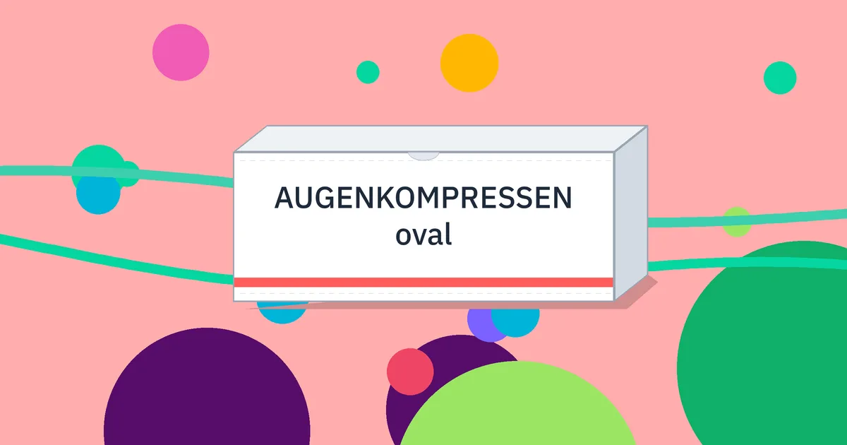 Symbolbild: Packung mit der Aufschrift AUGENKOMPRESSEN oval (PZN 01722474) – Verfügbarkeit und Bezug in Apotheken in Frankfurt am Main