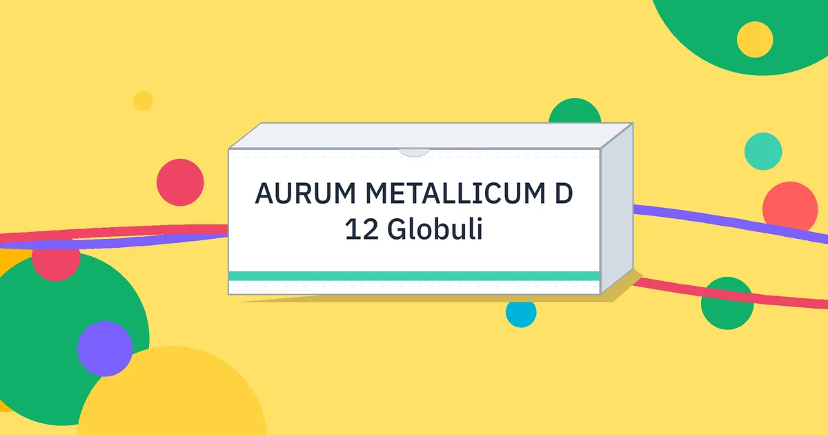 Symbolbild: Packung mit der Aufschrift AURUM METALLICUM D 12 Globuli (PZN 02894214) – Verfügbarkeit und Bezug in Apotheken in Frankfurt am Main