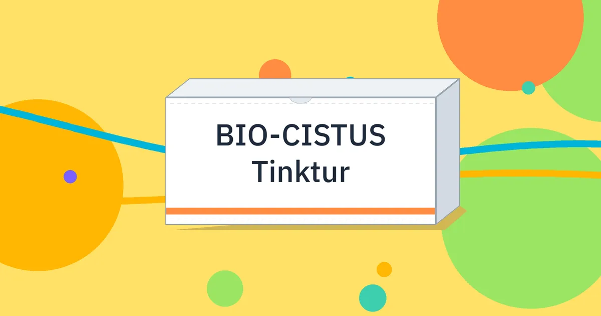 Symbolbild: Packung mit der Aufschrift BIO-CISTUS Tinktur (PZN 18804199) – Verfügbarkeit und Bezug in Apotheken in Frankfurt am Main