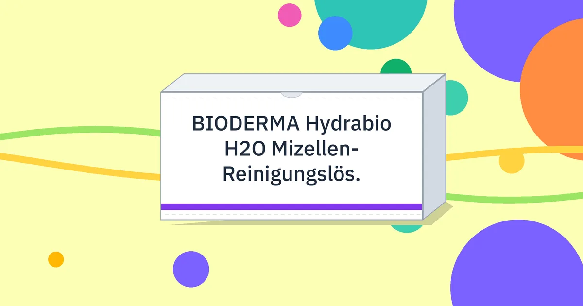 Symbolbild: Packung mit der Aufschrift BIODERMA Hydrabio H2O Mizellen-Reinigungslös. (PZN 11647839) – Verfügbarkeit und Bezug in Apotheken in Frankfurt am Main