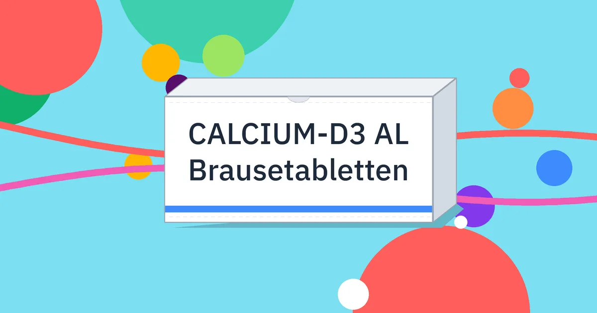 Symbolbild: Packung mit der Aufschrift CALCIUM-D3 AL Brausetabletten (PZN 01689937) – Verfügbarkeit und Bezug in Apotheken in Frankfurt am Main