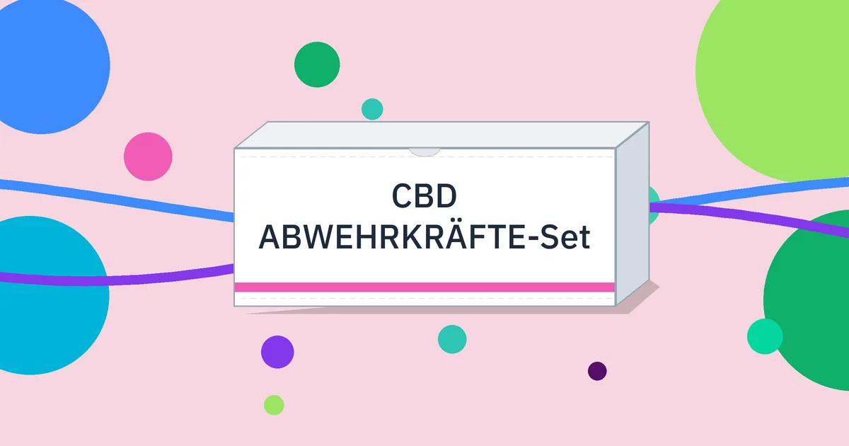 Symbolbild: Packung mit der Aufschrift CBD ABWEHRKRÄFTE-Set (PZN 20571466) – Verfügbarkeit und Bezug in Apotheken in Frankfurt am Main