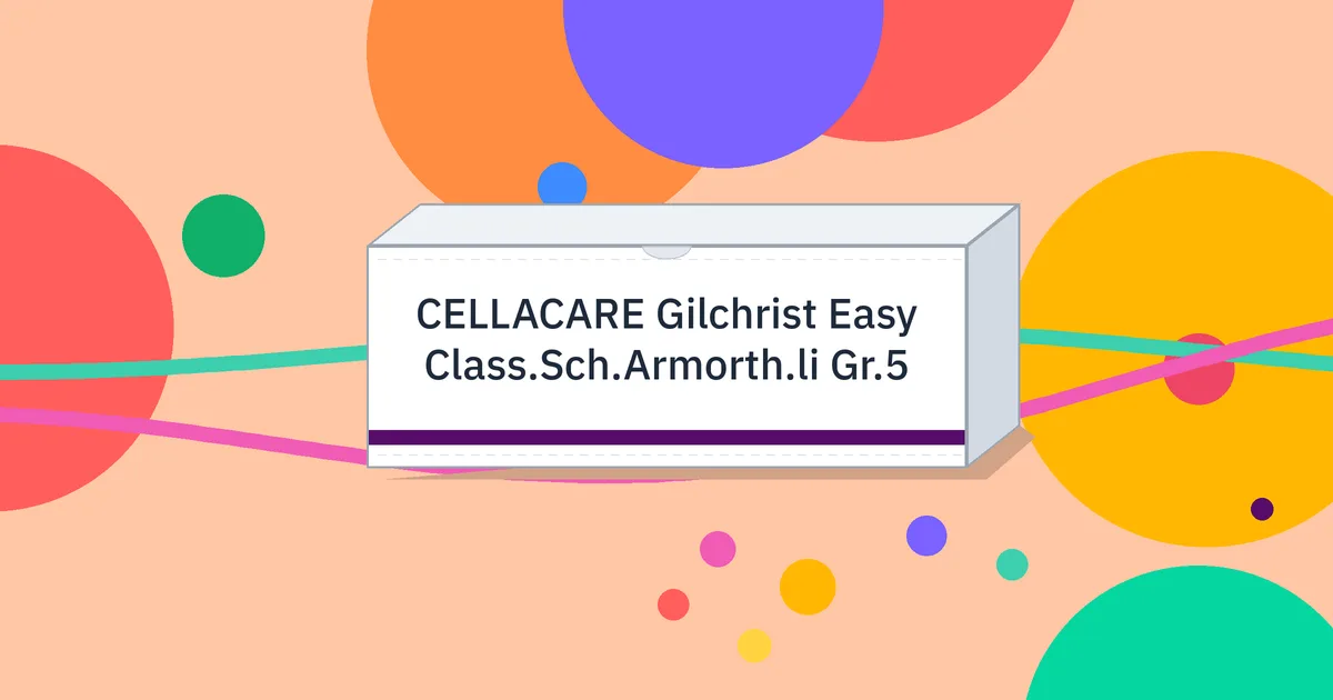 Symbolbild: Packung mit der Aufschrift CELLACARE Gilchrist Easy Class.Sch.Armorth.li Gr.5 (PZN 18364932) – Verfügbarkeit und Bezug in Apotheken in Frankfurt am Main
