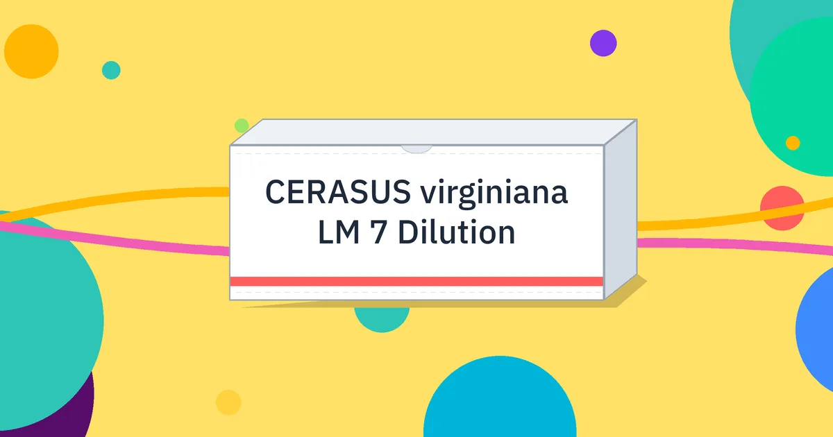 Symbolbild: Packung mit der Aufschrift CERASUS virginiana LM 7 Dilution (PZN 13436561) – Verfügbarkeit und Bezug in Apotheken in Frankfurt am Main