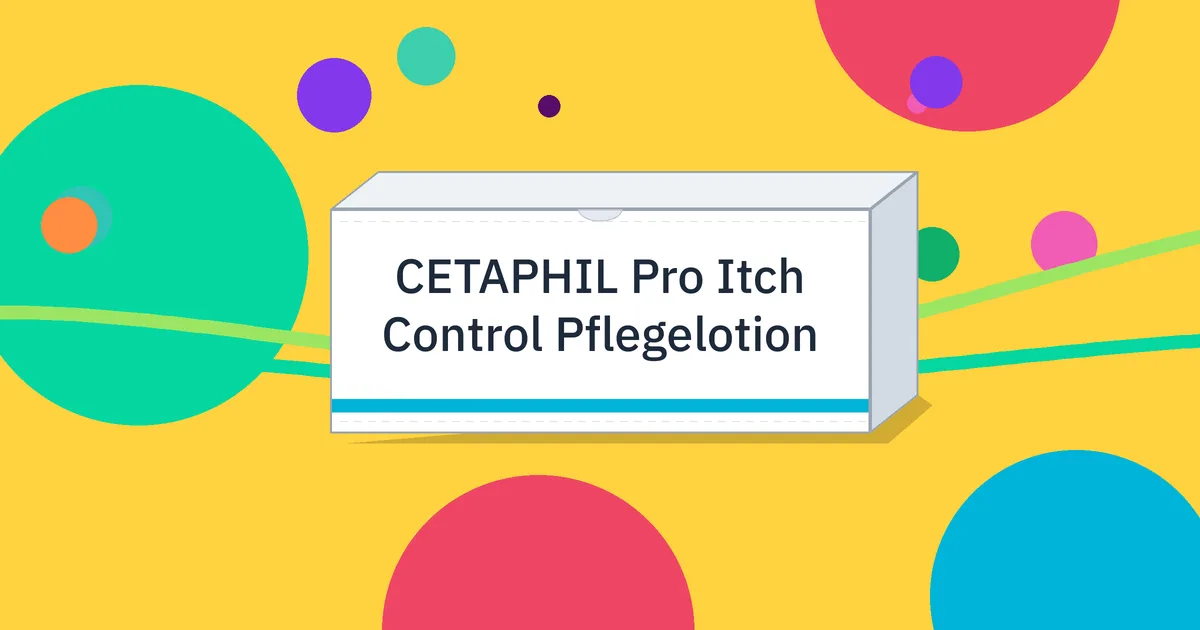 Symbolbild: Packung mit der Aufschrift CETAPHIL Pro Itch Control Pflegelotion (PZN 20007487) – Verfügbarkeit und Bezug in Apotheken in Frankfurt am Main
