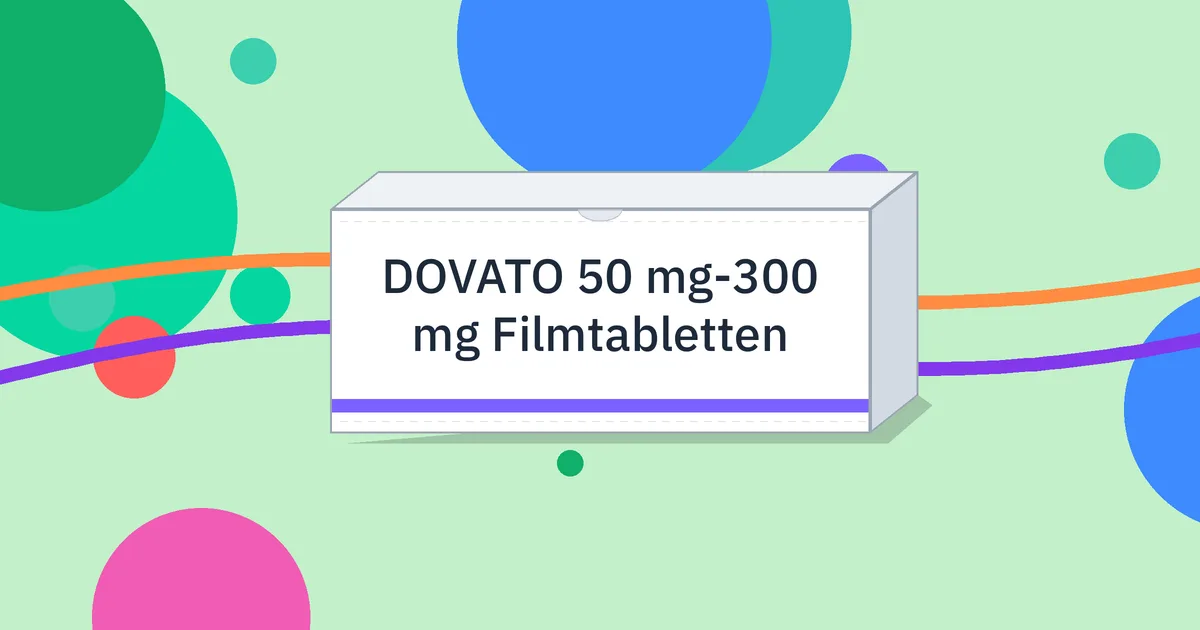 Symbolbild: Packung mit der Aufschrift DOVATO 50 mg-300 mg Filmtabletten (PZN 17147629) – Verfügbarkeit und Bezug in Apotheken in Frankfurt am Main