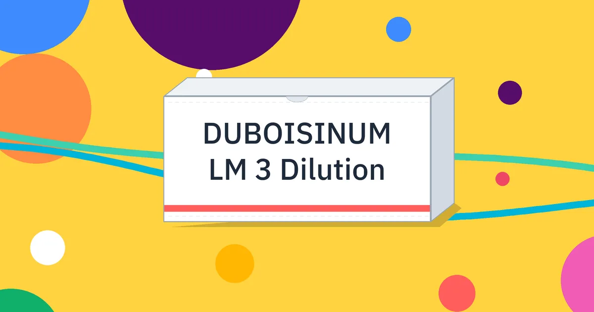 Symbolbild: Packung mit der Aufschrift DUBOISINUM LM 3 Dilution (PZN 13467343) – Verfügbarkeit und Bezug in Apotheken in Frankfurt am Main