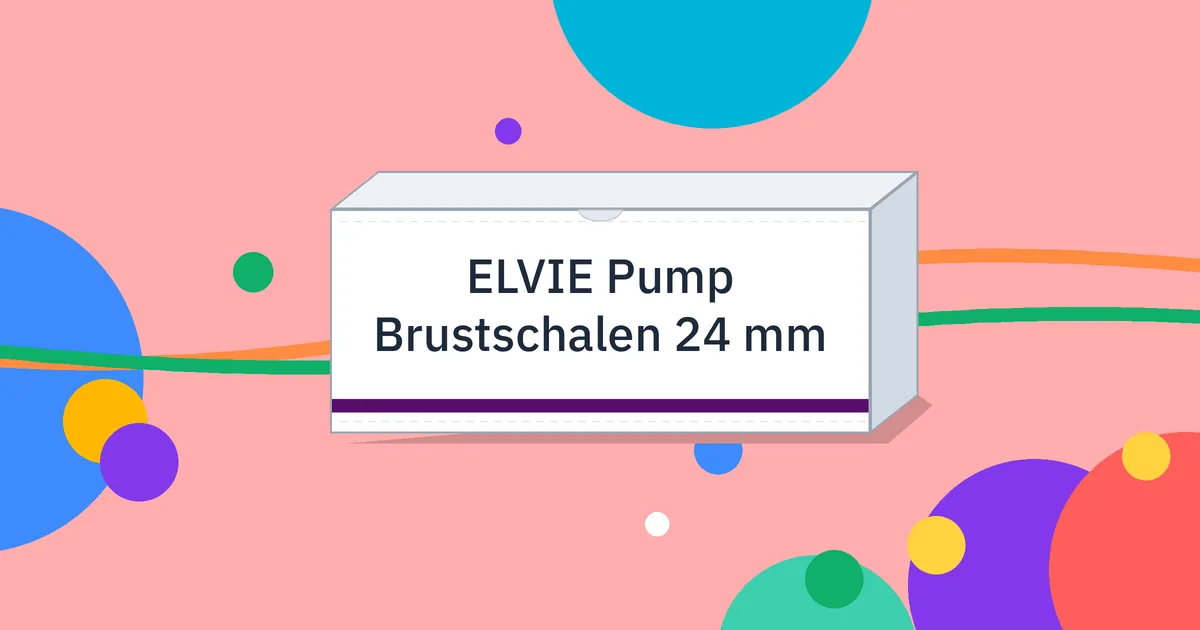 Symbolbild: Packung mit der Aufschrift ELVIE Pump Brustschalen 24 mm (PZN 18098229) – Verfügbarkeit und Bezug in Apotheken in Frankfurt am Main