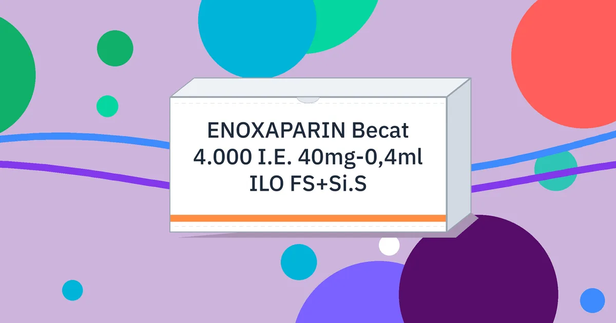 Symbolbild: Packung mit der Aufschrift ENOXAPARIN Becat 4.000 I.E. 40mg-0,4ml ILO FS+Si.S (PZN 13509047) – Verfügbarkeit und Bezug in Apotheken in Frankfurt am Main