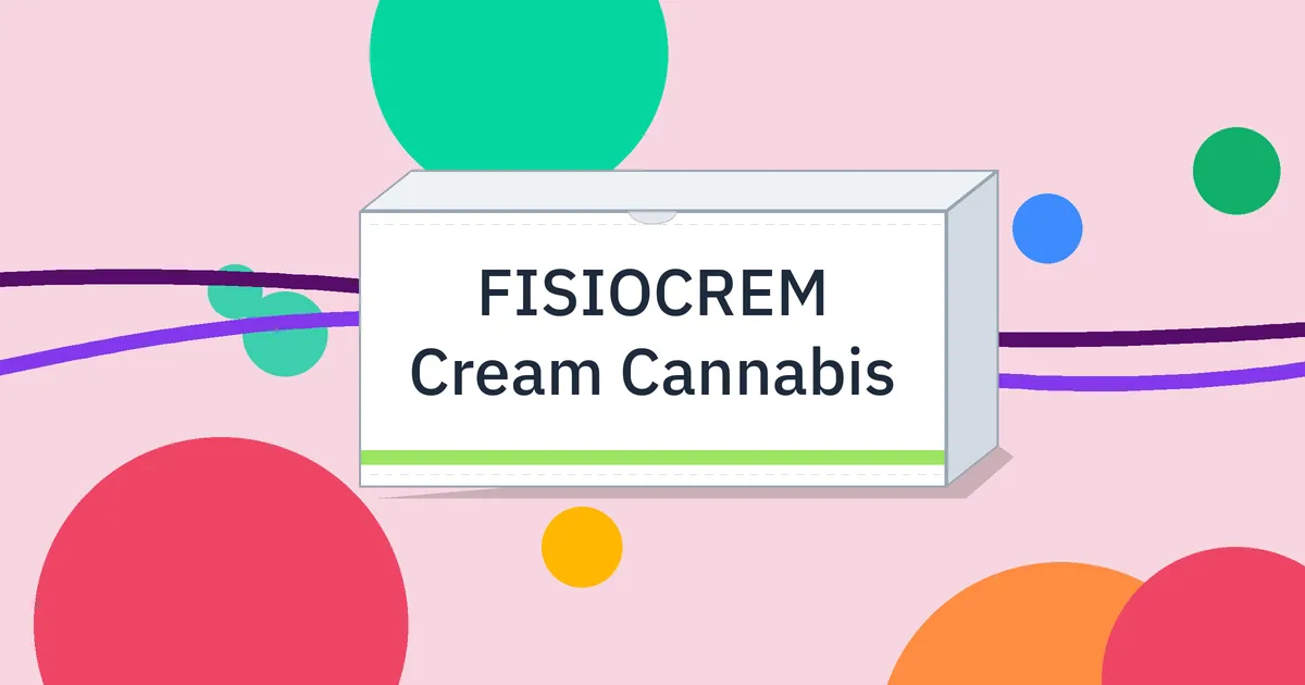 Symbolbild: Packung mit der Aufschrift FISIOCREM Cream Cannabis (PZN 18306834) – Verfügbarkeit und Bezug in Apotheken in Frankfurt am Main