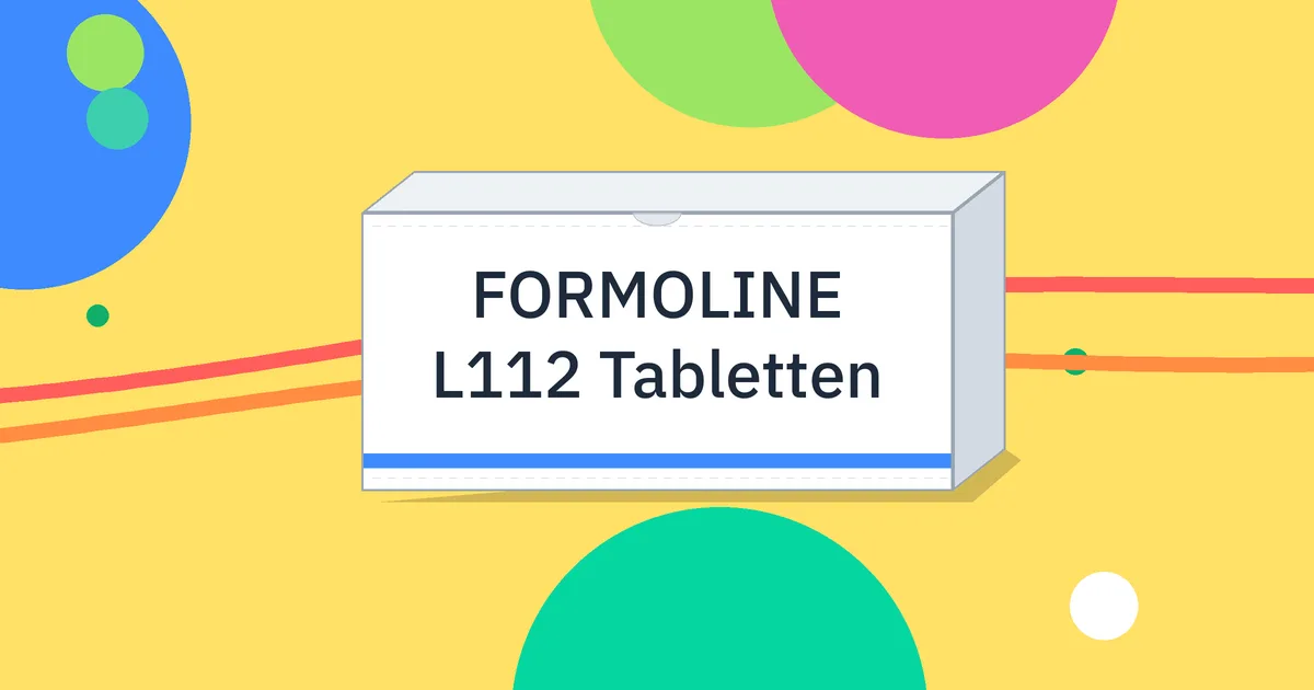 Symbolbild: Packung mit der Aufschrift FORMOLINE L112 Tabletten (PZN 01878414) – Verfügbarkeit und Bezug in Apotheken in Frankfurt am Main