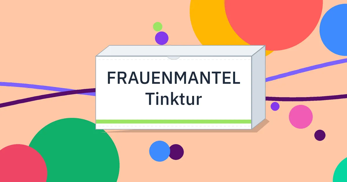Symbolbild: Packung mit der Aufschrift FRAUENMANTEL Tinktur (PZN 18880154) – Verfügbarkeit und Bezug in Apotheken in Frankfurt am Main